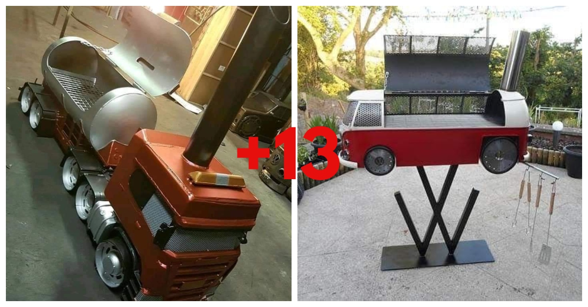 15 diseños de parrillas personalizadas en formas de carritos - DIY CONSEJOS